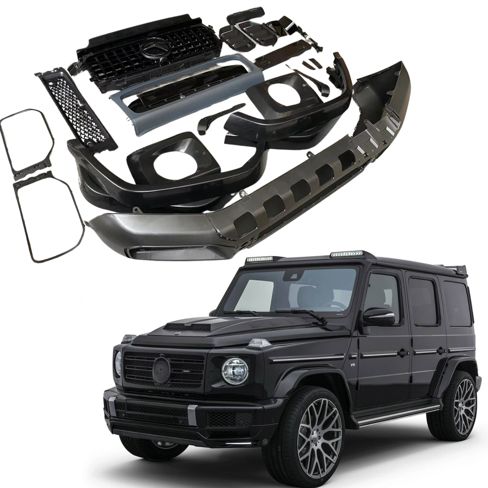 2025 G63 W465 升级身体套件适用于 Mercedes BENZ G 级 W464 W463A 2019 - 2023 ...